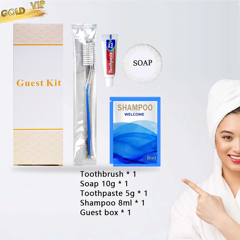 100SETS HOTEL KIT MORNING KIT TRAVEL KIT GUEST KIT【GOLD VIP hotel ...