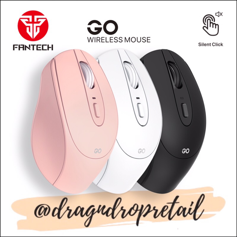 FANTECH GO W191 Wireless Mouse Silent Switch Office Mouse | Shopee Philippines