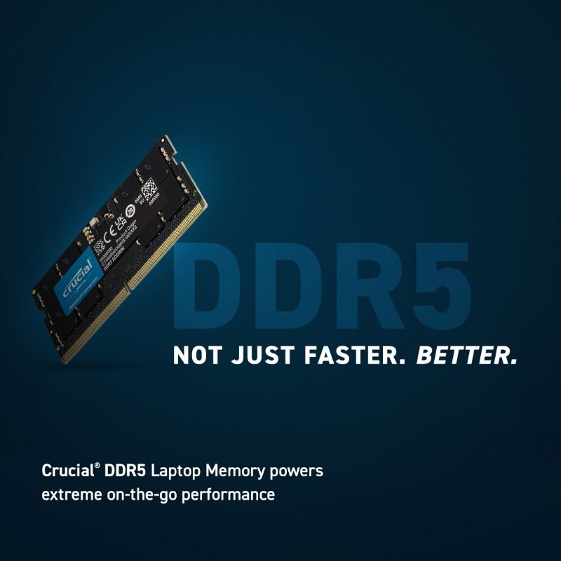 Crucial SODIMM DDR5 5600mhz CL46 48GB 32GB 24GB 16GB 8GB Laptop Memory ...
