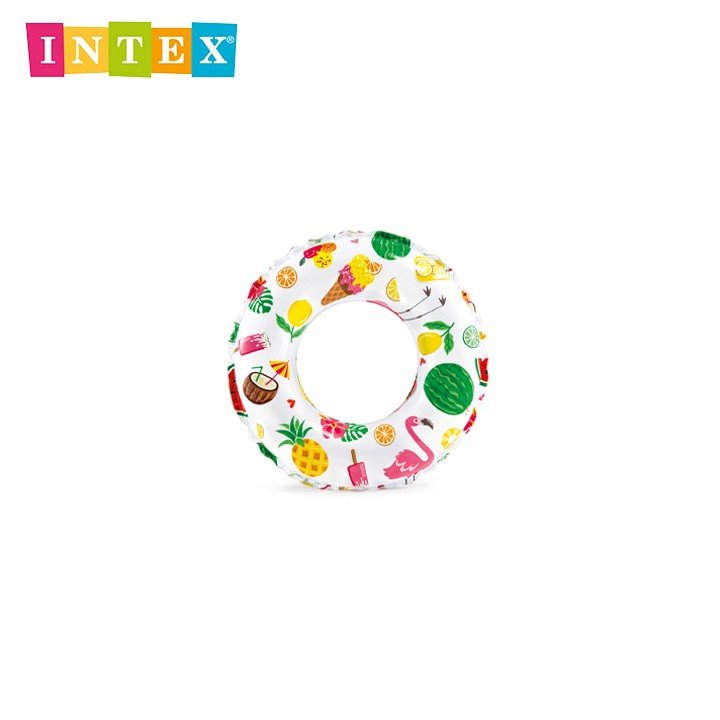 INTEX® 59230FR Lively Print Swim Rings, Ages 3-6 (20 in) | Shopee ...