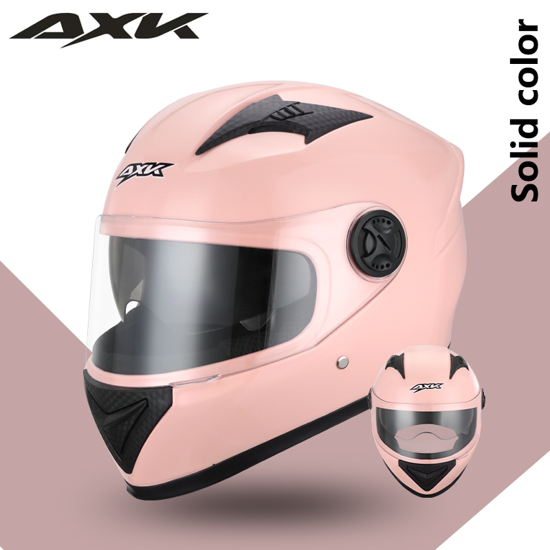 AXK/AKA 557 Double Miorr Motorcycle Full Face Helmet with ICC | Shopee ...