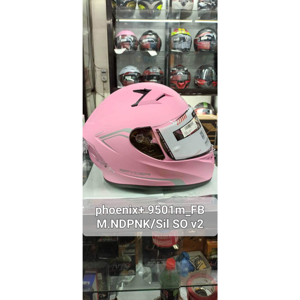 Spyder Full-Face Helmet Phoenix + P S0V2 (FREE Clear Visor) | Shopee ...