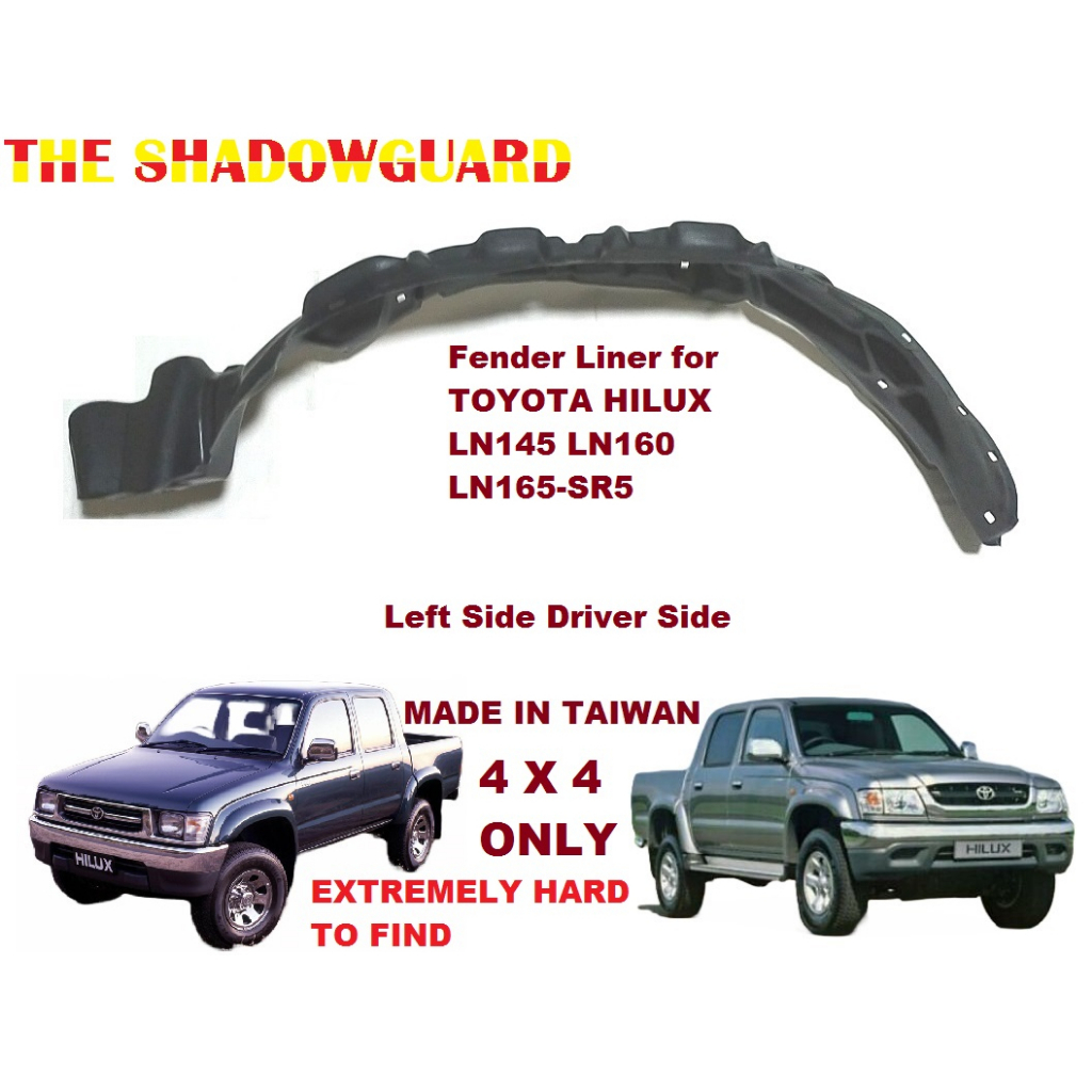 Fender Liner for TOYOTA HILUX LN166 LN160 LN165-SR5 Left Side Driver ...