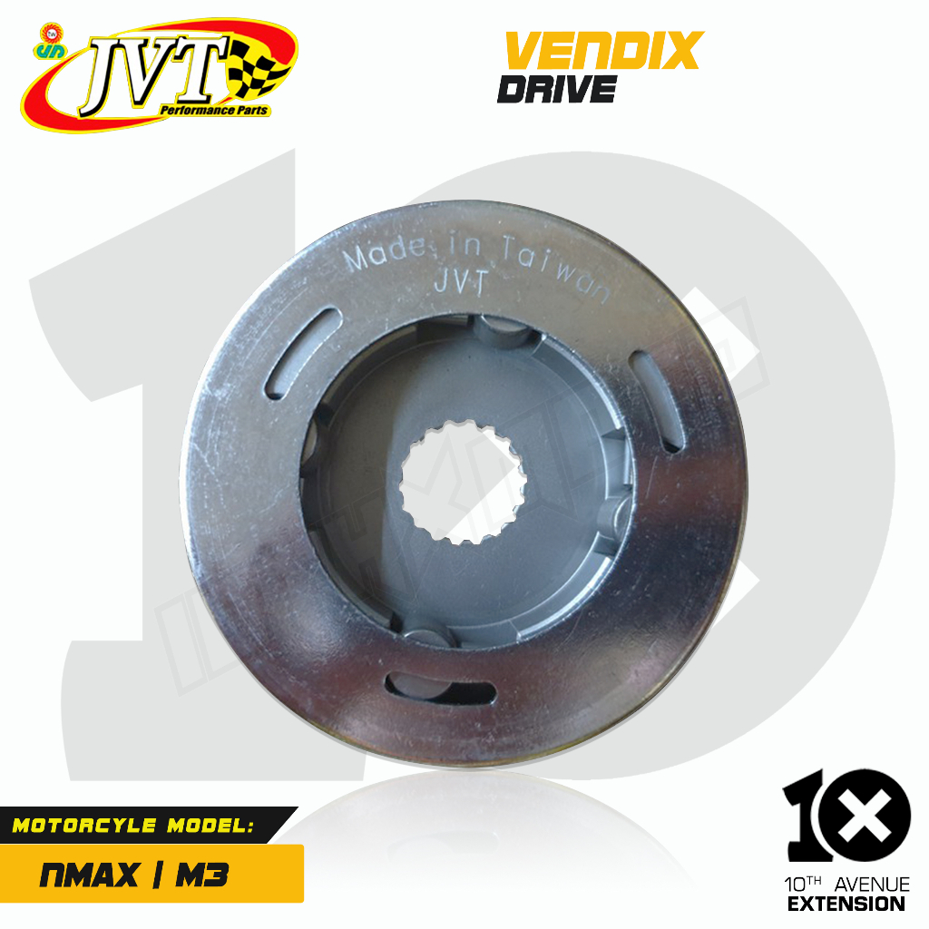 10THX JVT Performance Vendix Drive for Yamaha NMAX & M3 Motorcycle ...