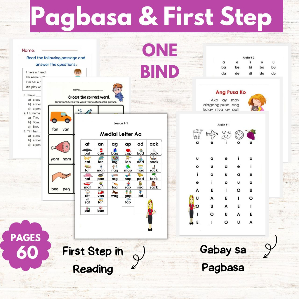 Gabay sa Pagbasa para sa Kindergarten at Grade 1 & First Step in ...