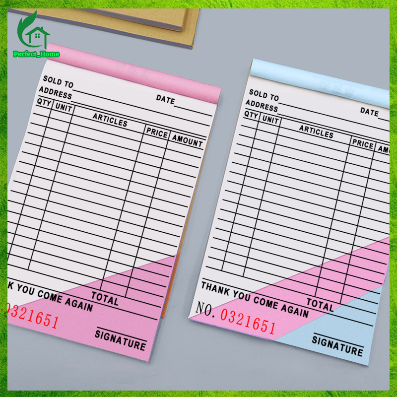 60pages 2&3 copies collection receipt wholesale resibo carbonized ...