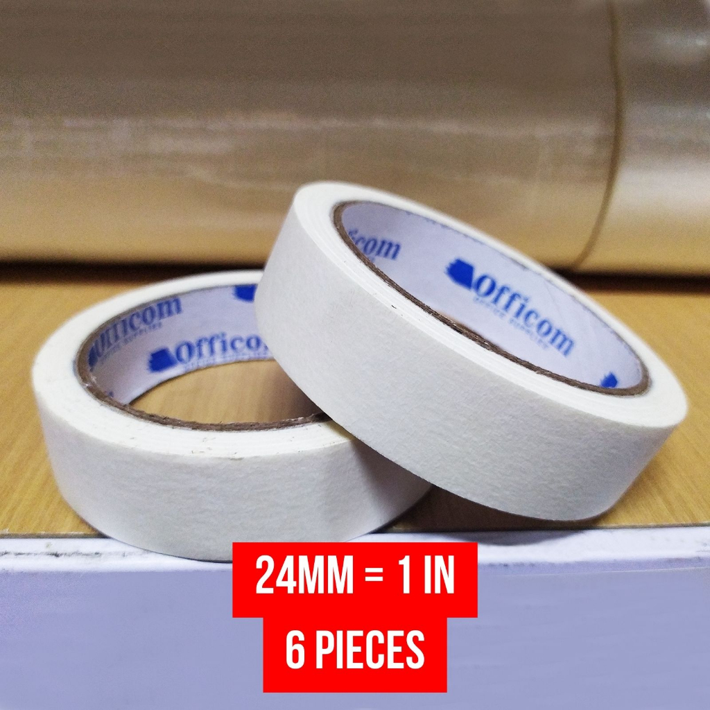 Masking Tape (1 Tube) Paper Tape 2 inch | 1 inch | 3/4 inch | 1/2 inch ...