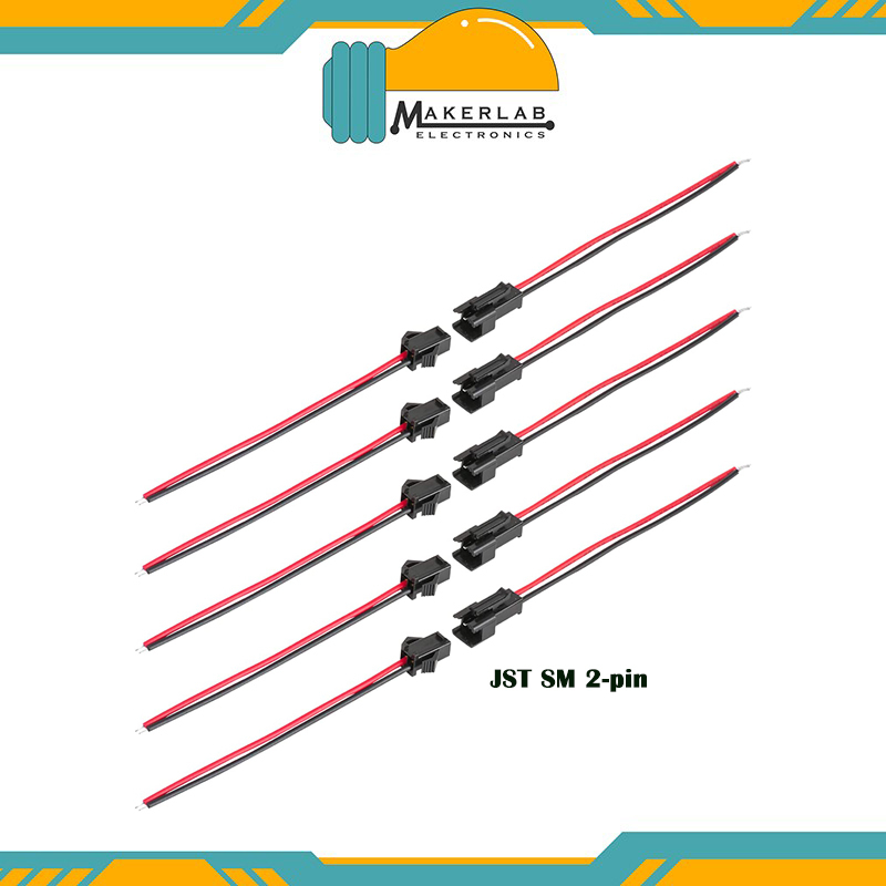 JST SM 2-PIN | 3-PIN Plug Male to Female Wire Cable Connector- 5 Pairs | Shopee Philippines