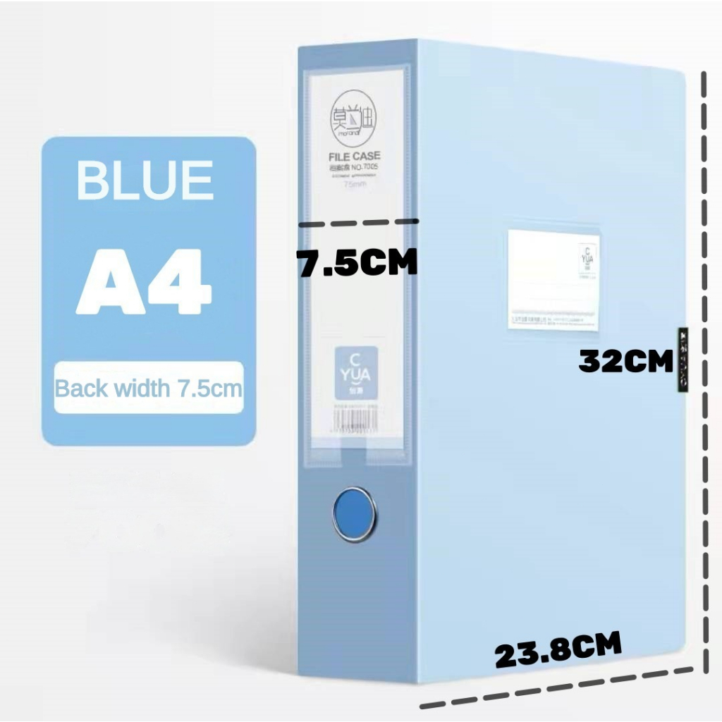 A4 File Folder Box Bond Paper Organizer Office Document Box Folder ...