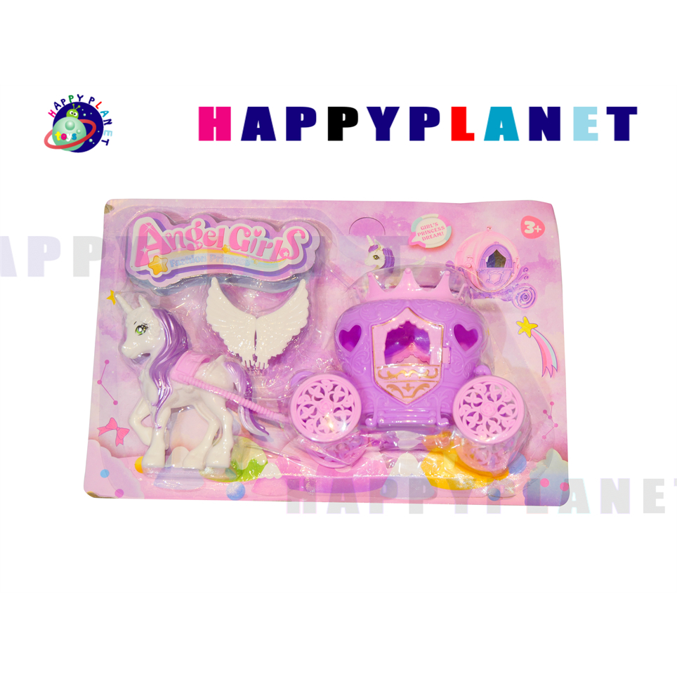 HPT Unicorn Carriage Angel Girl Toys | Shopee Philippines