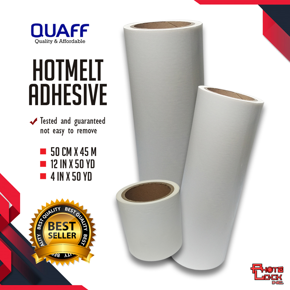 Quaff 1-Roll Hotmelt Adhesive Glue For Patches & Logo And Subli-Melt ...