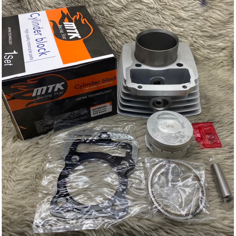 MTK CYLINDER BLOCK MOTORPOSH PINOY-150 STD/62MM | Shopee Philippines