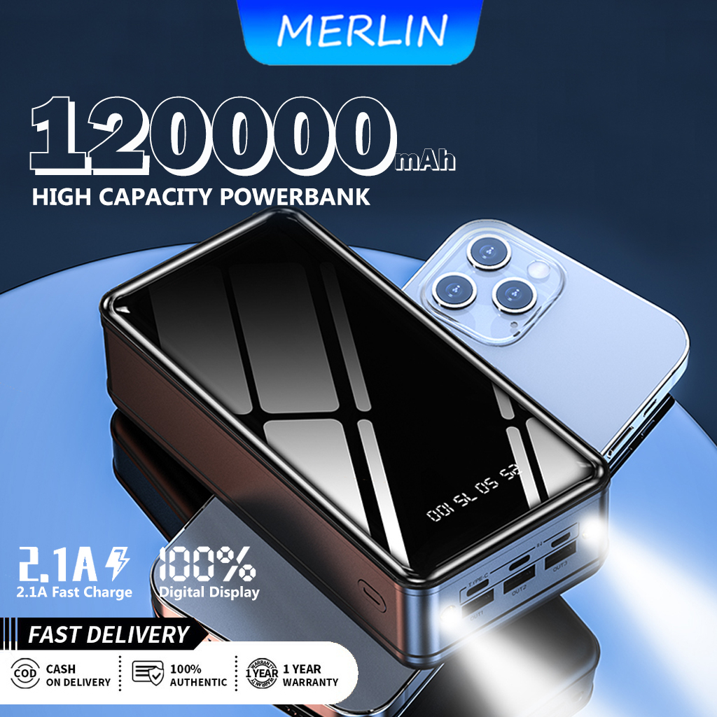 MERLIN Mini powerbank case original type c solar powerbank for iphone ...