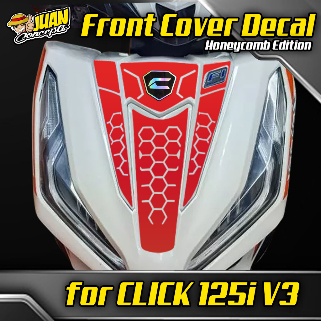 Honda Click V3 Front Cover Decals Sticker | Shopee Philippines