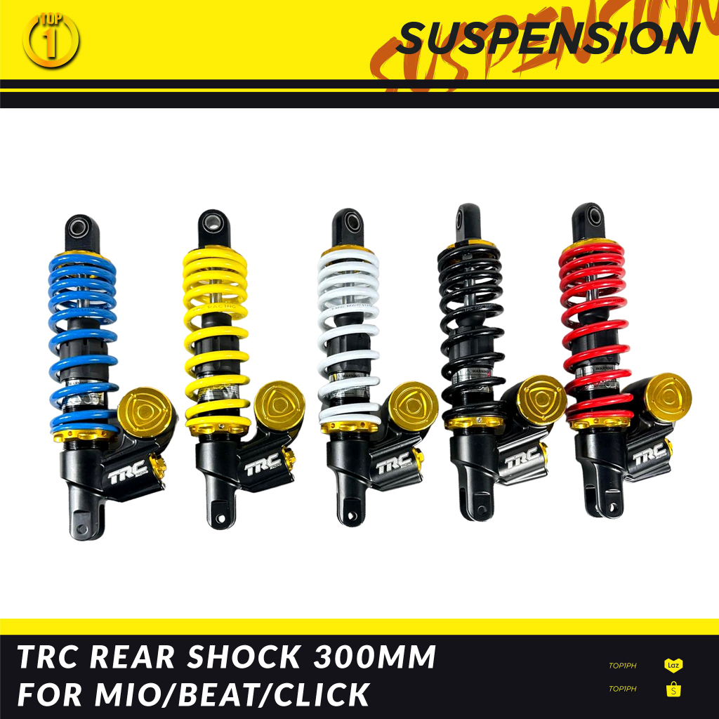 TOP1 Rear Shock MIO Sporty/MIO i 125/MIO Soul i/Honda beat/Honda Click（300MM） | Shopee Philippines
