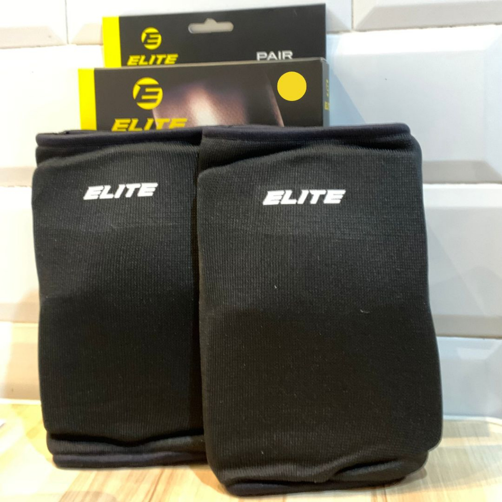 Elite Basic Knee Pads Pair Black | Shopee Philippines