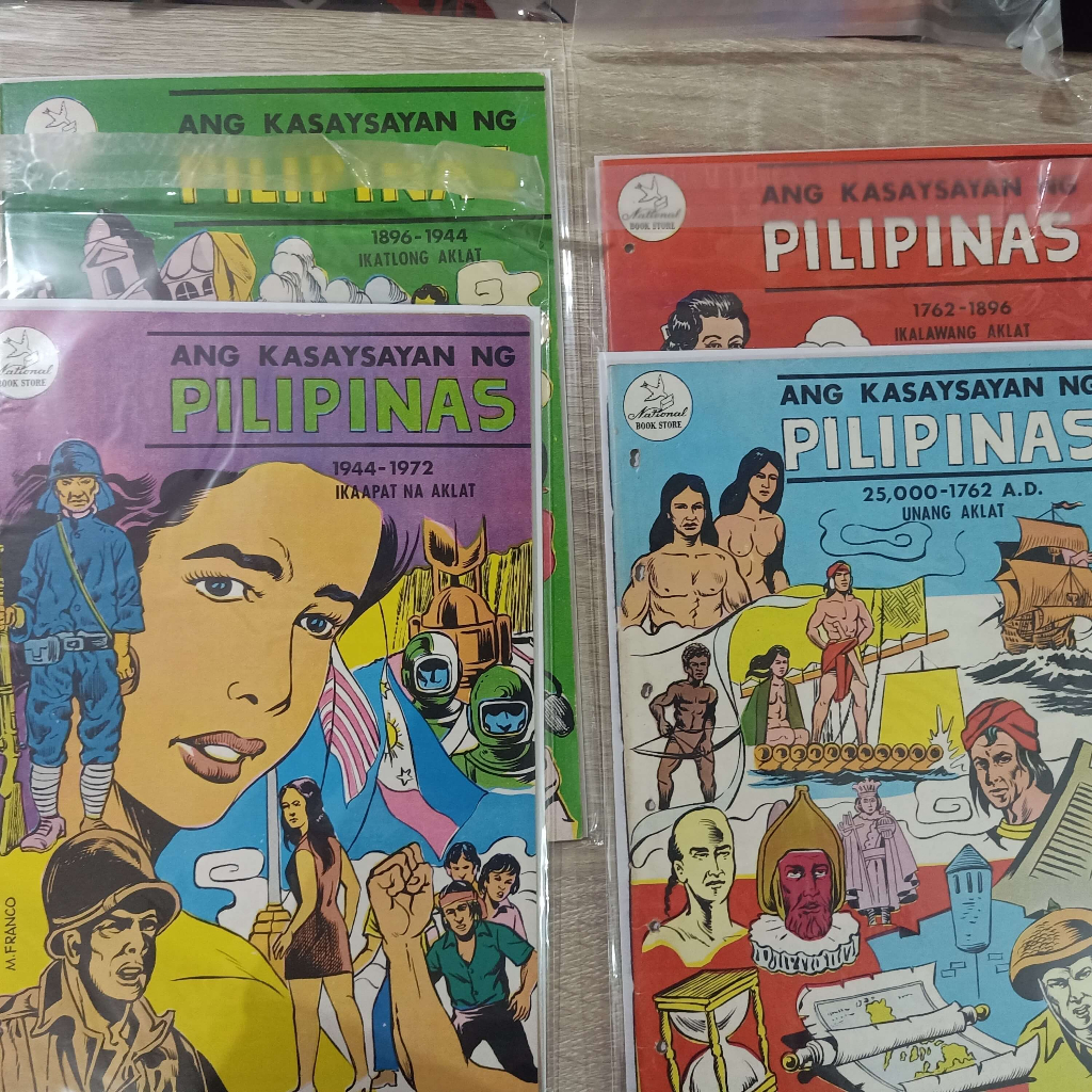 Kasaysayan ng Piilipinas (SET - 1,2,3,4) - Tagalog Filipino - vintage ...