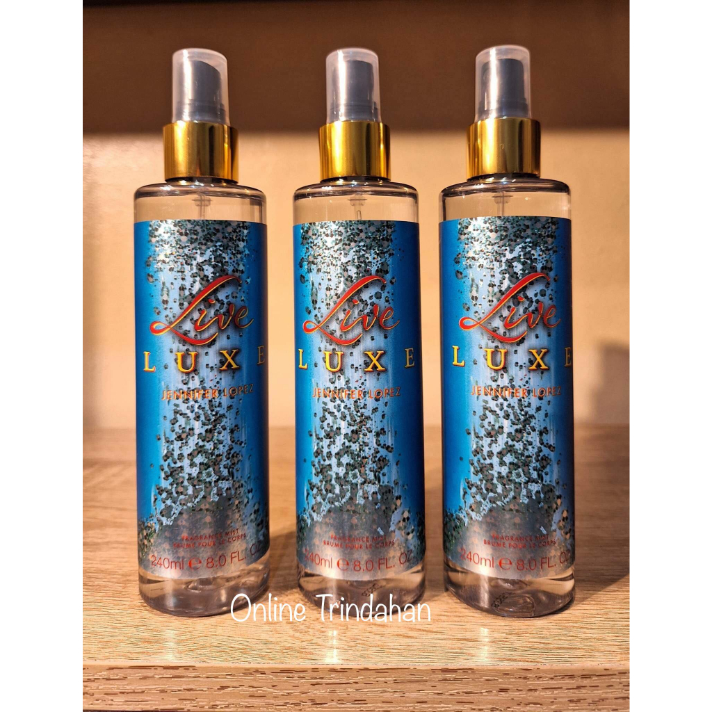 Authentic/ Jennifer Lopez Live Luxe Fine Fragrance Mist 240mL | Shopee Philippines