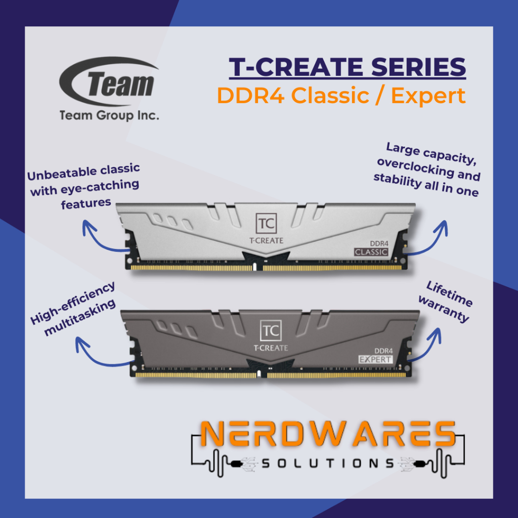 Teamgroup T-Create Classic Expert DDR 10L DDR4 3200mhz 3600mhz RAM ...