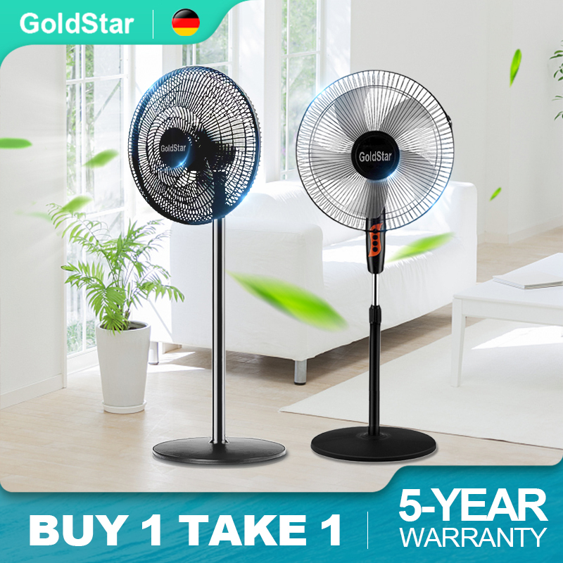 Gold Star 1-2pcs 16/14 inch Portable Electric Fan - Stand Fan and Wall ...