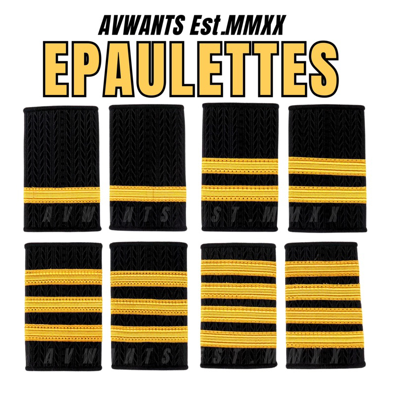 Pilot Epaulettes/ Shoulder Loop | Shopee Philippines