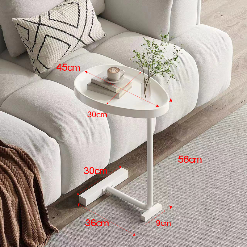 Jsf Nordic Minimalist Side Table Sofa Corner Table Coffee Table Corner C Shaped Coffee Table 
