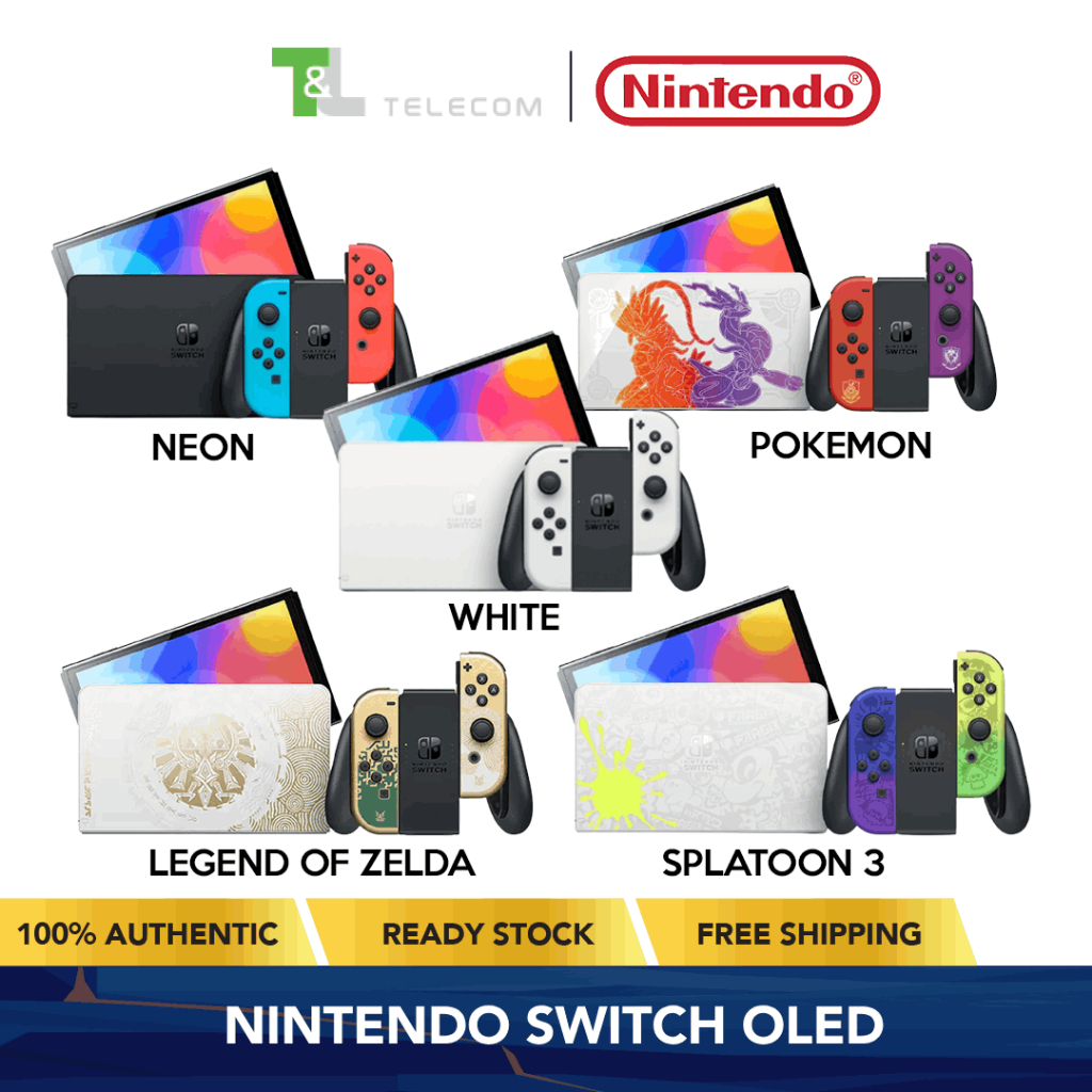Nintendo Switch OLED 64GB - Free Shipping | Brand New | Asia Spec | 7 ...