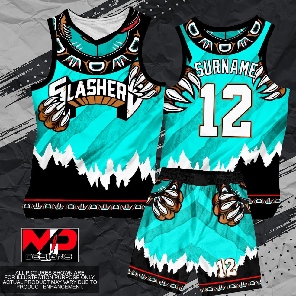 SLASHER 01 BASKETBALL JERSEY FREE CUSTOMIZE OF NAME AND NUMBER ONLY ...