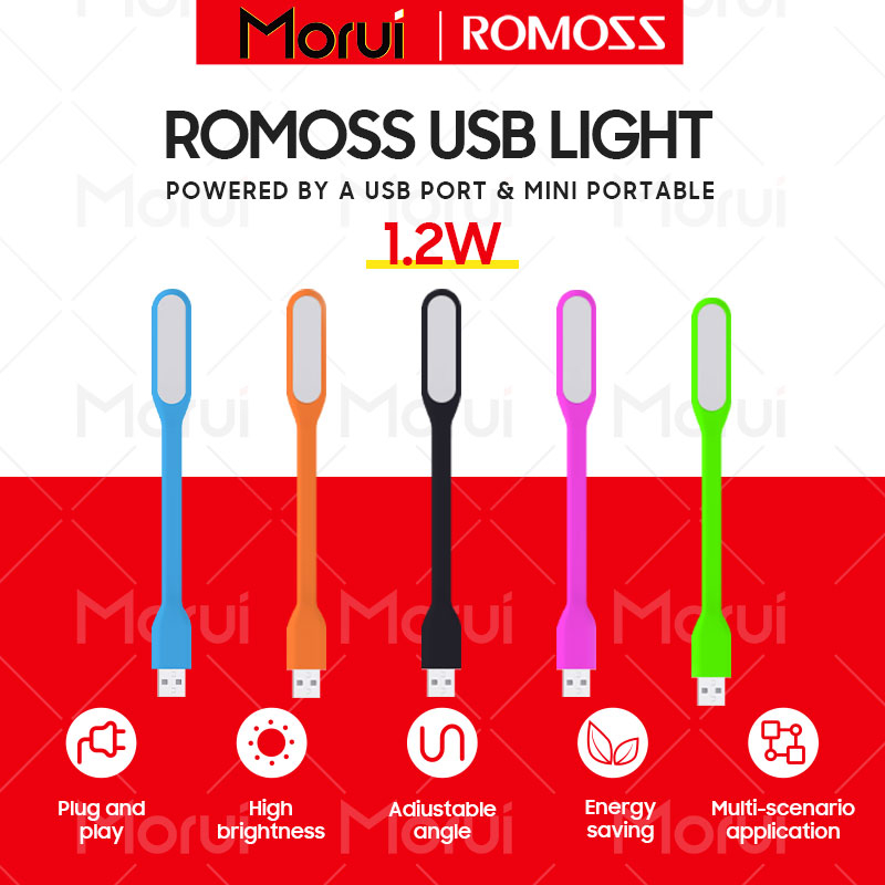 MORUI Romoss Mini Flexible USB LED Light（Random color) | Shopee Philippines