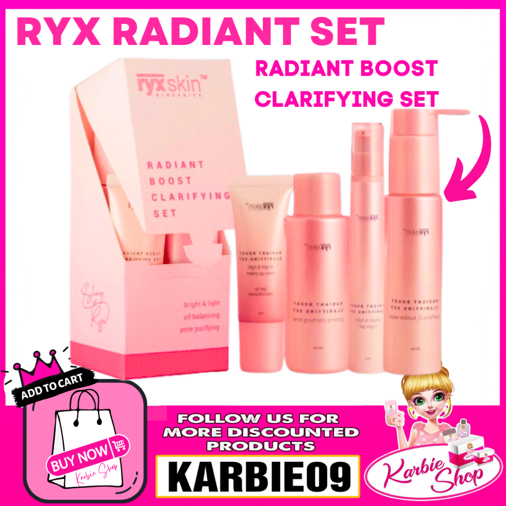Orig Ryx Radiant Boost Clarifying Set | Shopee Philippines