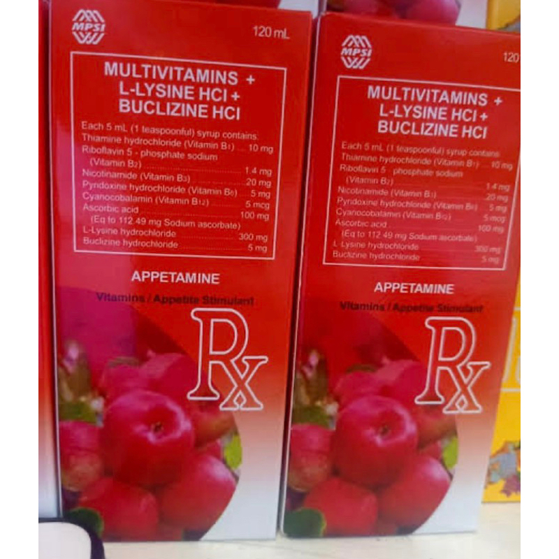 MPSI APPETAMINE SYRUP 120ml | Shopee Philippines