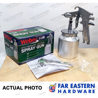 WEBER Air Paint Spray Gun Gravity | Suction Pneumatic Sprayer 400cc ...