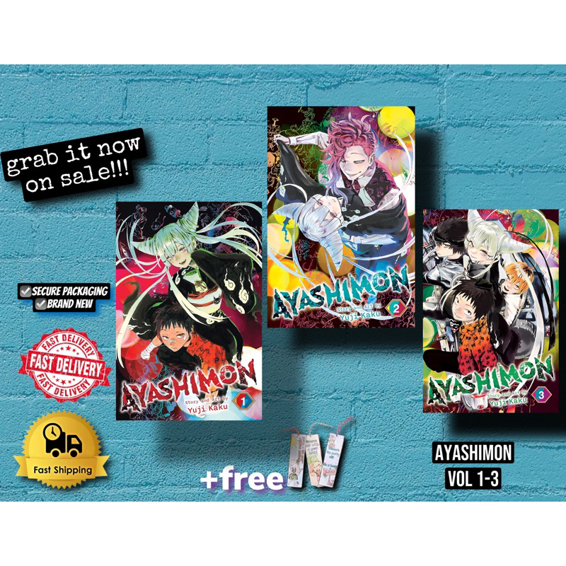 Ayashimon Vol 1-3 English Manga Series Paperback by Yuji Kaku | Shopee ...