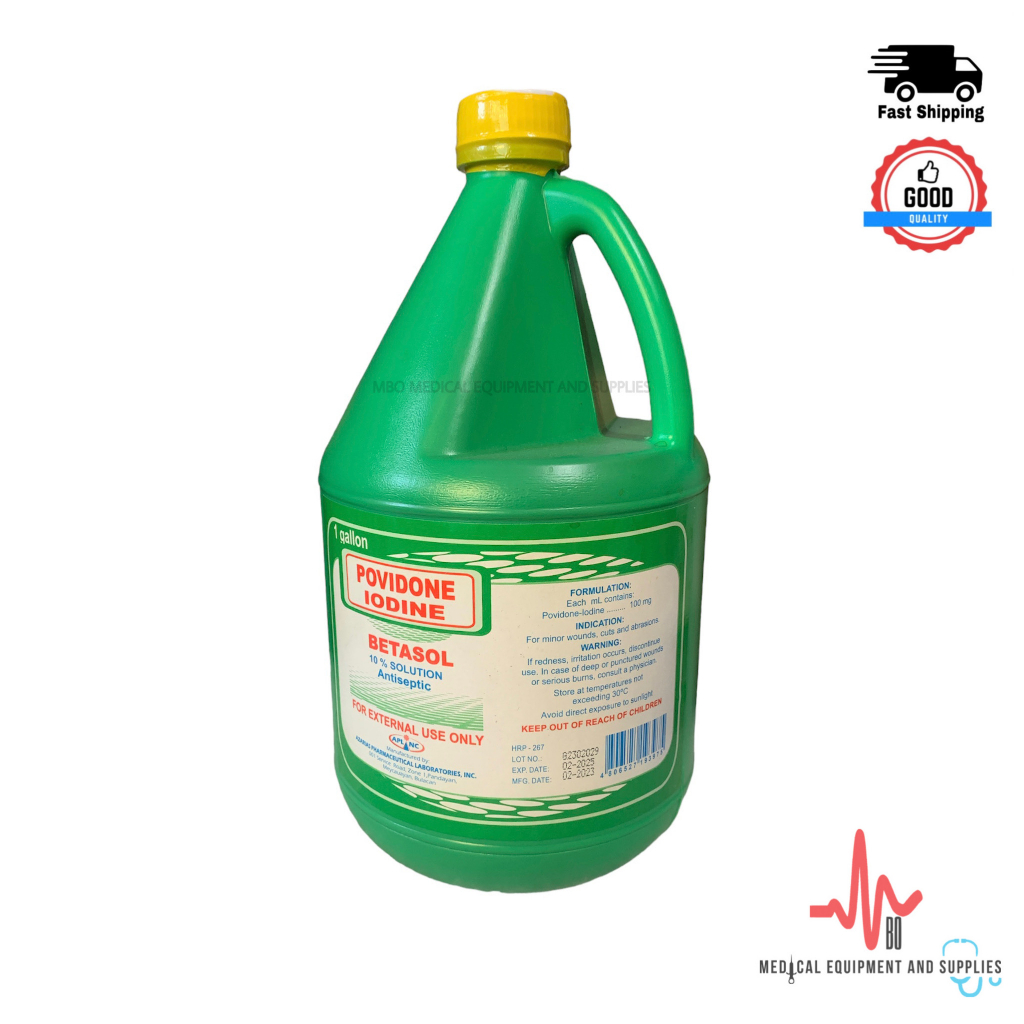 Betasol Povidone Iodine - 1Liter/Gallon | Shopee Philippines
