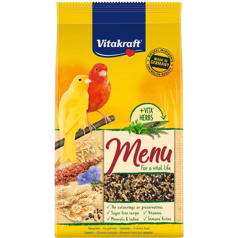 VITAKRAFT MENU CANARIES 500g 1kg | Shopee Philippines