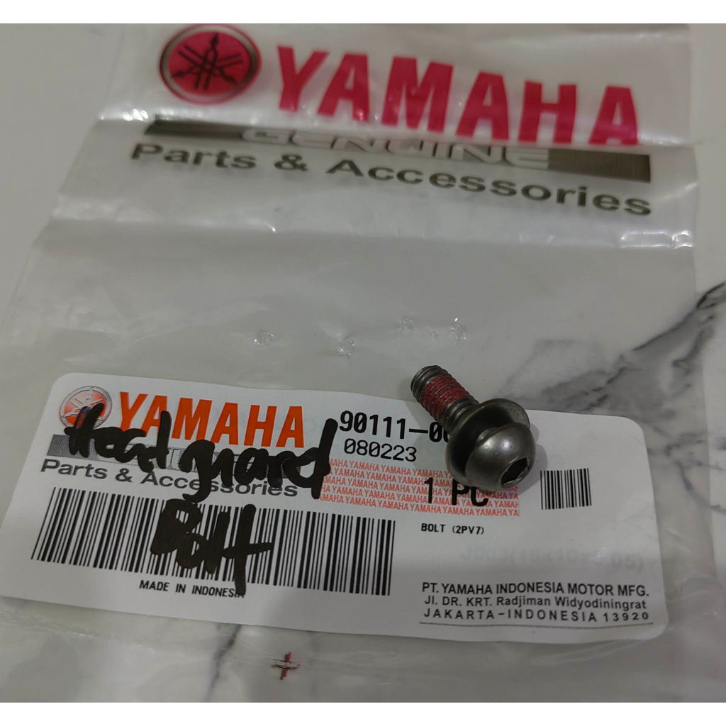 YAMAHA S01-24 HEAT GUARD BOLT 90111-0686000- NMAX V1 V2/V2.1/ AEROX V2 ...