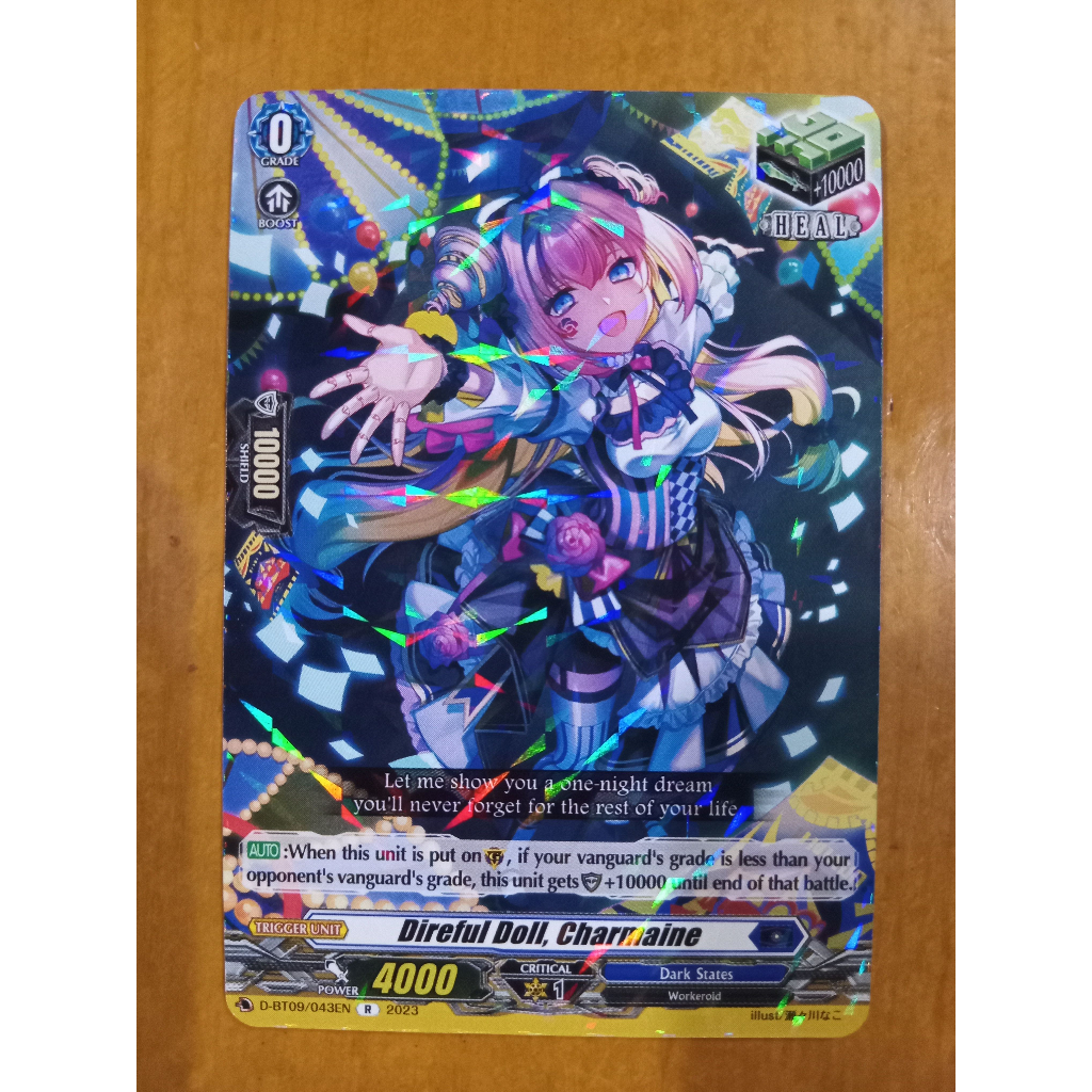 CFV Direful Doll, Charmaine R D-BT09 Dark States Cardfight Vanguard ...
