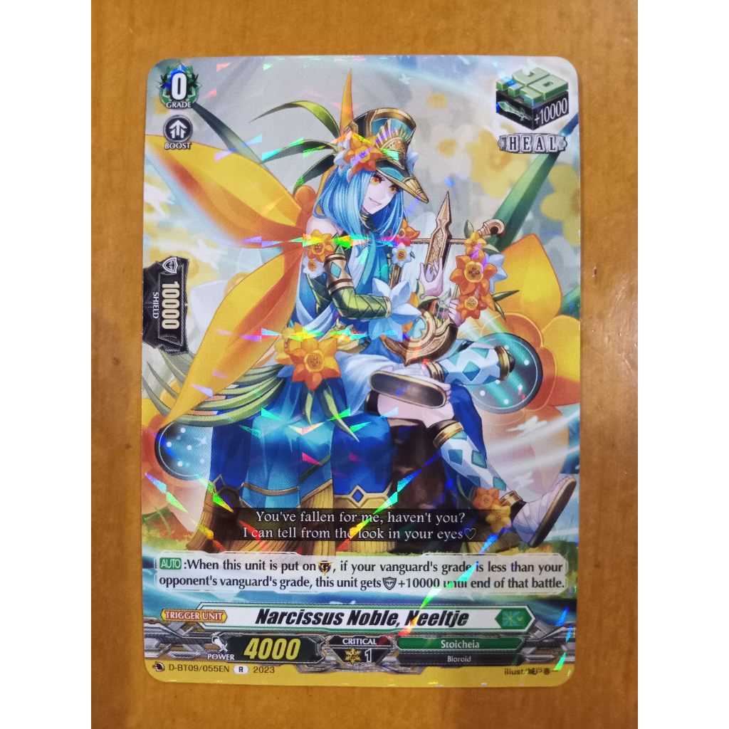 CFV Narcissus Noble, Neeltje R Heal D-BT09 Stoicheia Cardfight Vanguard English DZ-SS01 | Shopee ...