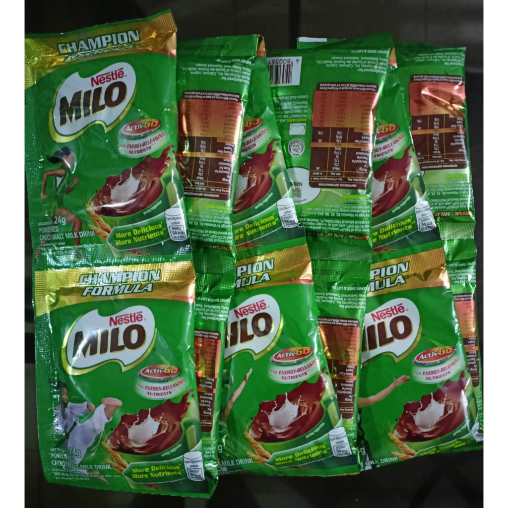 Milo Powdered Choco Malt Drink 24 Grams (24gx12's) | Shopee Philippines