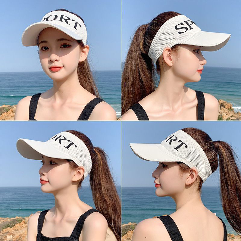 minsshop Fashion Sport Sun Visor Summer Hat Sun Hat Unisex | Shopee ...