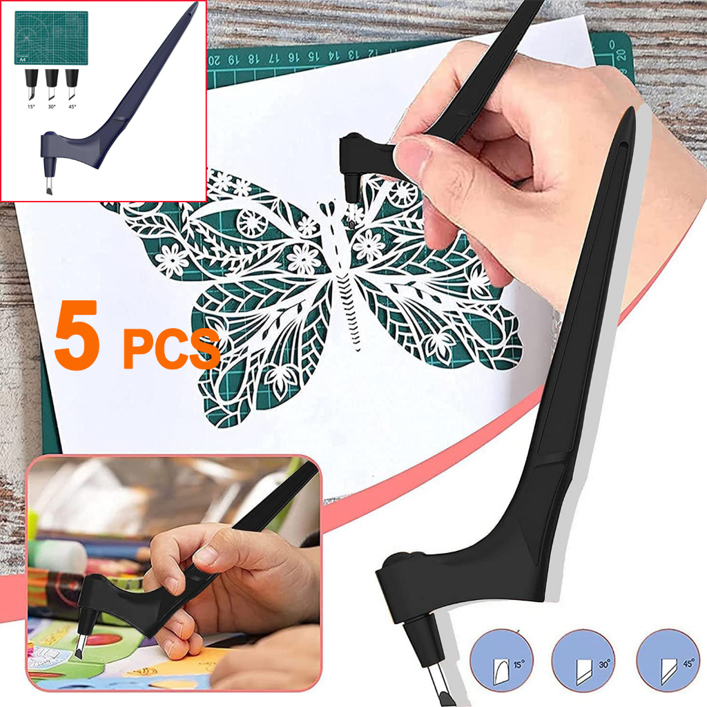 DIY Craft Cutting Tools 360 Rotating Blade Paper-Cutter With 3pc ...
