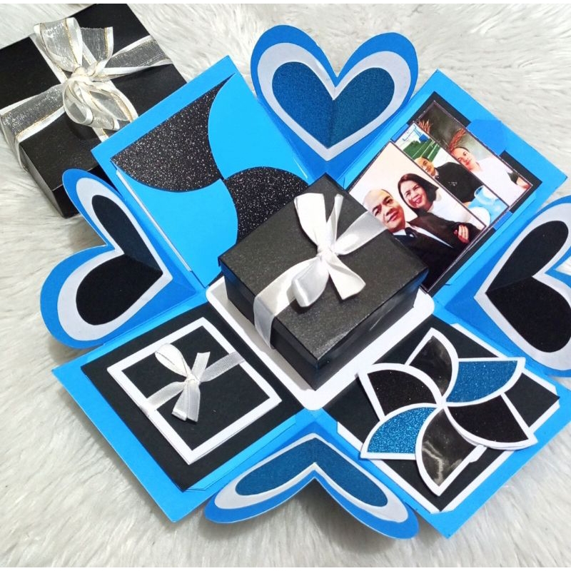 Simple Mini Explosion Box with 8 pictures included! | Shopee Philippines