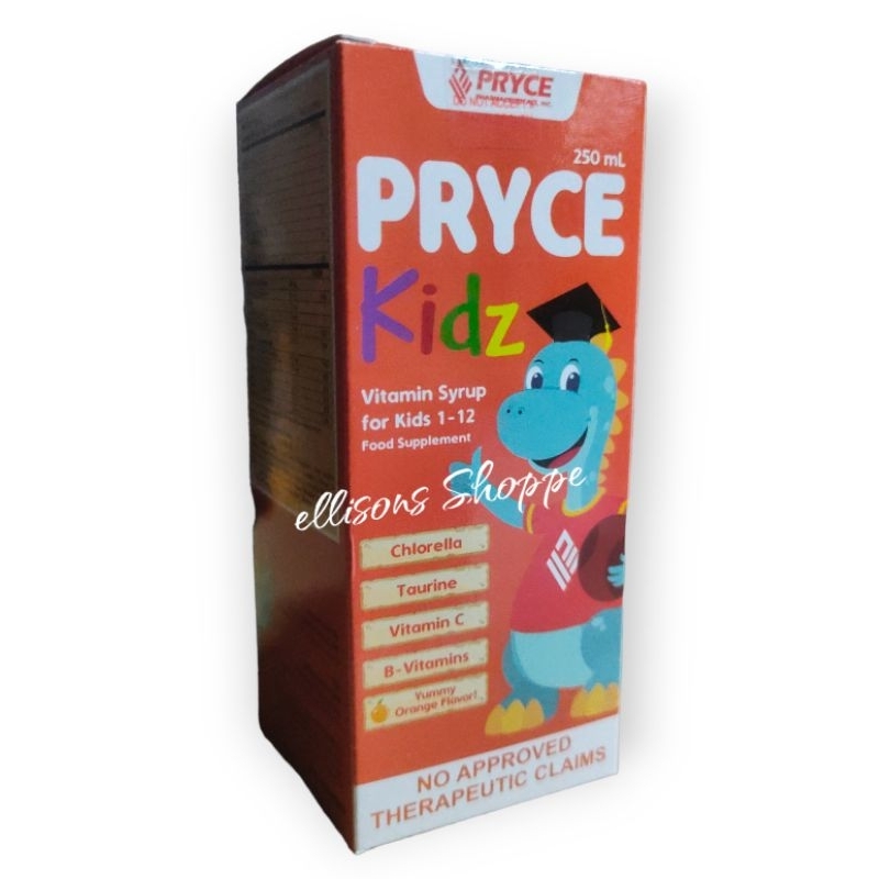 PRYCE KIDZ CGF, Taurine, Vit. B&C (1-12yrs old) Food Supplement 250ml ...