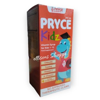 PRYCE KIDZ CGF, Taurine, Vit. B&C (1-12yrs old) Food Supplement 250ml ...