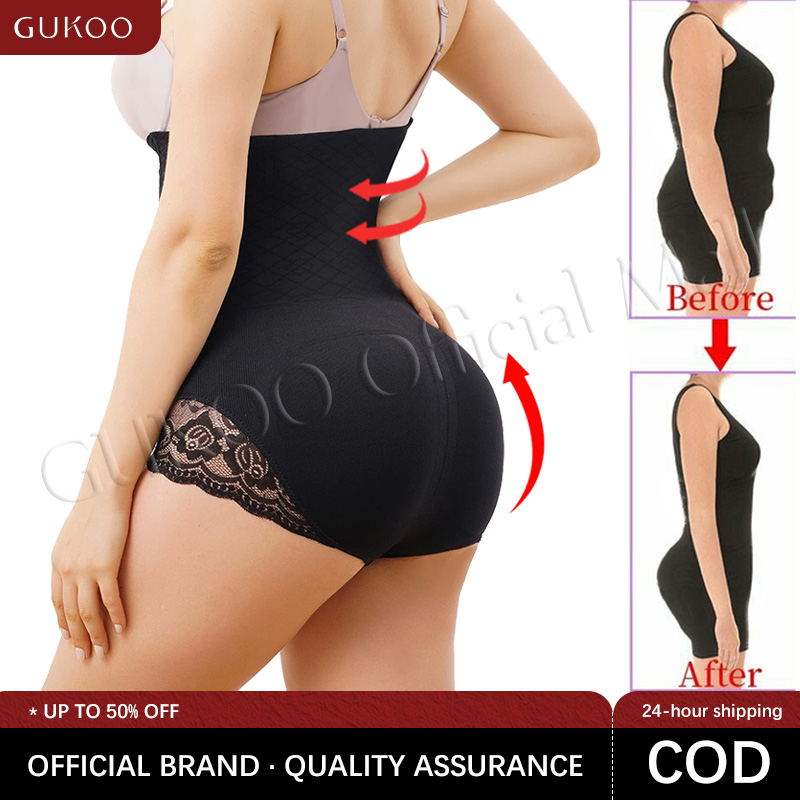 Gukoo Body Shaper Panties Women High Waist Lifting Buttocks Sexy Lace