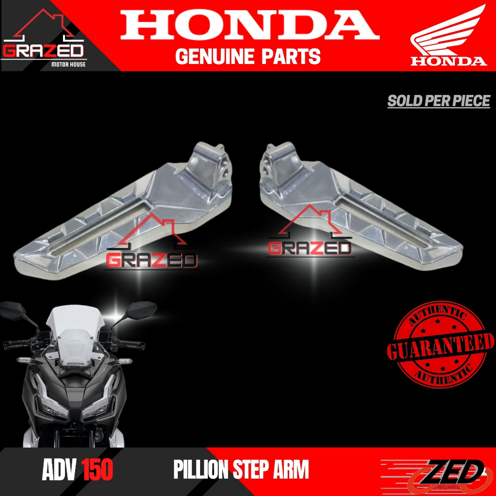 FOOT STEP / PILLION STEP BAR LEFT AND RIGHT for Honda ADV 150 (50730 ...