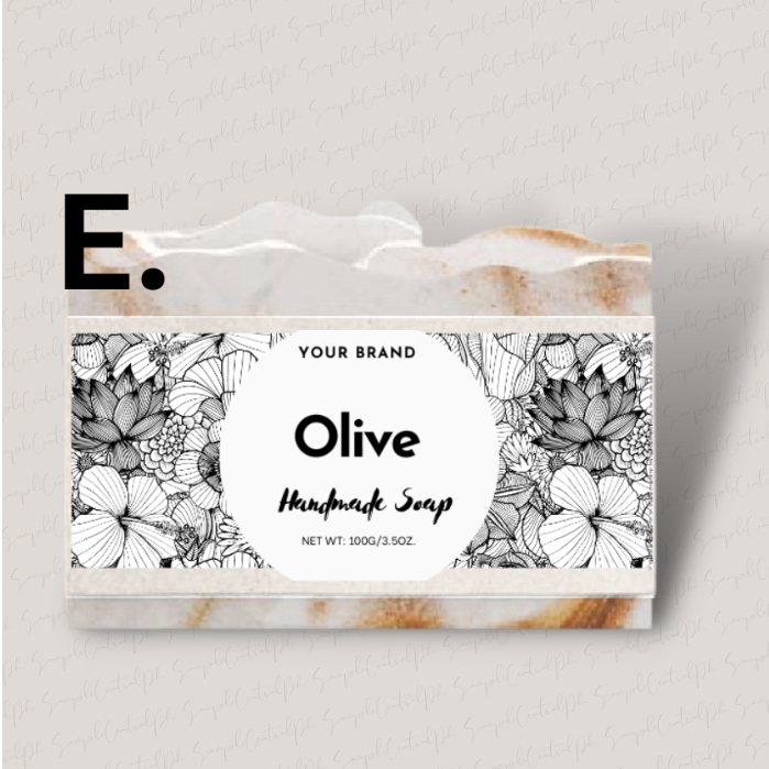 Soap Label Waterproof Custom FDA Compliant Elegant Soap Labels for ...