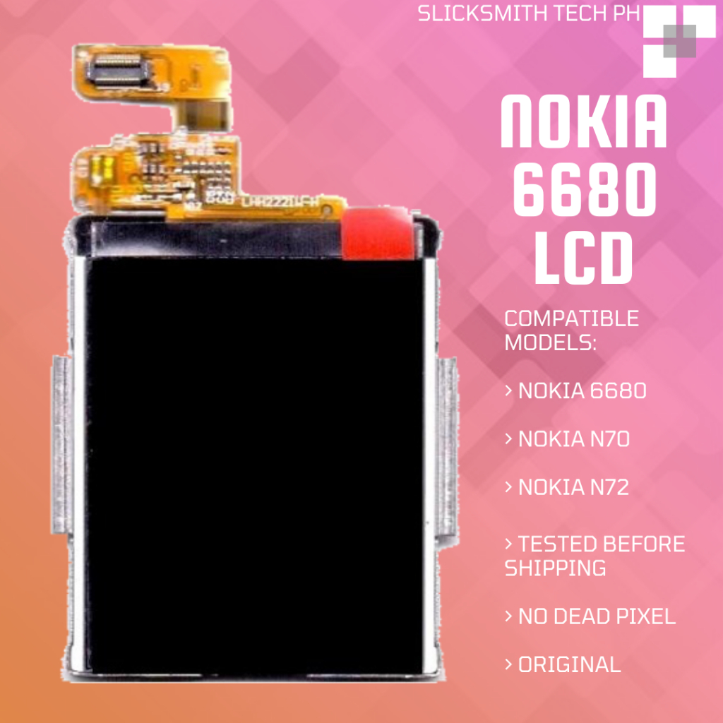Nokia 6680 N70 N72 LCD Replacement | Original Nokia Parts | Shopee ...