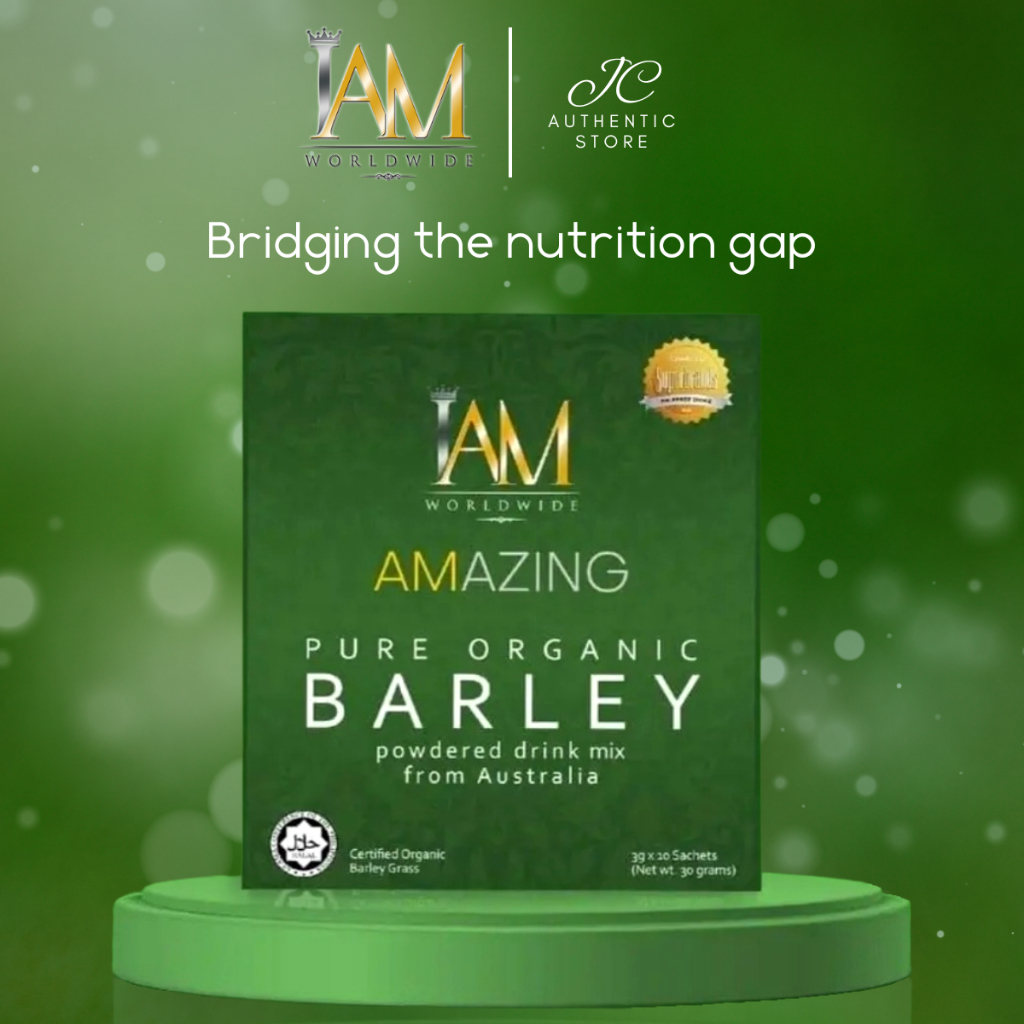 I AM WORLDWIDE Pure Organic Barley Herbal Powdered Drink | Amazing Pure ...