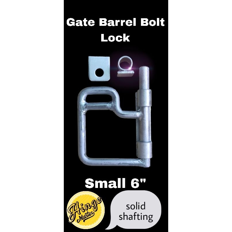 Gate lock / Barrel Bolt /(6 inch) heavy duty lock for gate. Solid ...